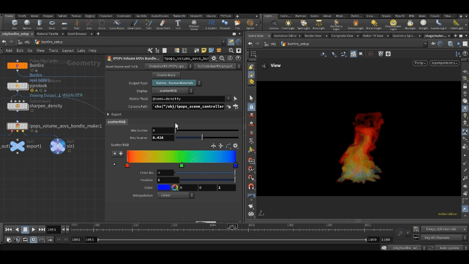 Houdini - IPOPs Volumes AOVs for Karma CPU & XPU! [Karma Materials]