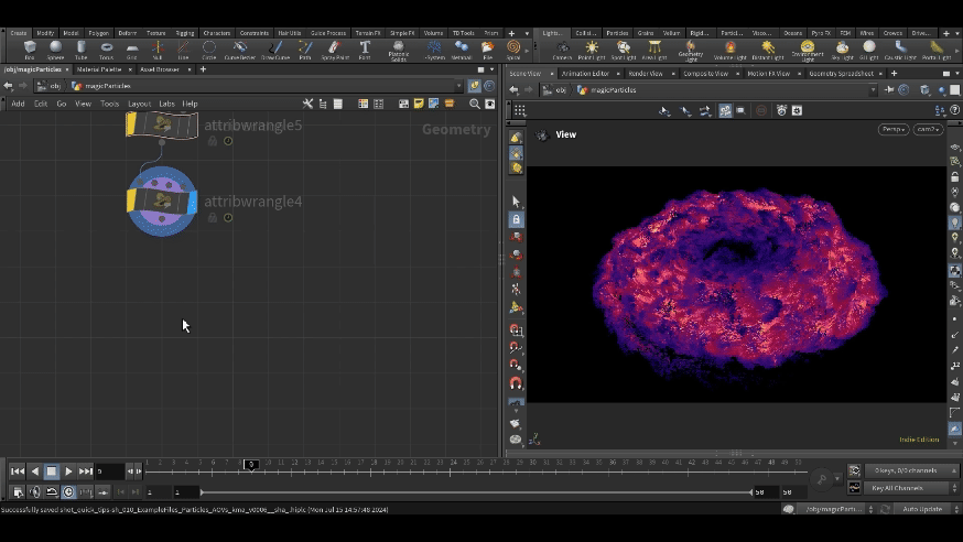Houdini - IPOPs Particles AOVs for Karma CPU & XPU! [Karma Materials]
