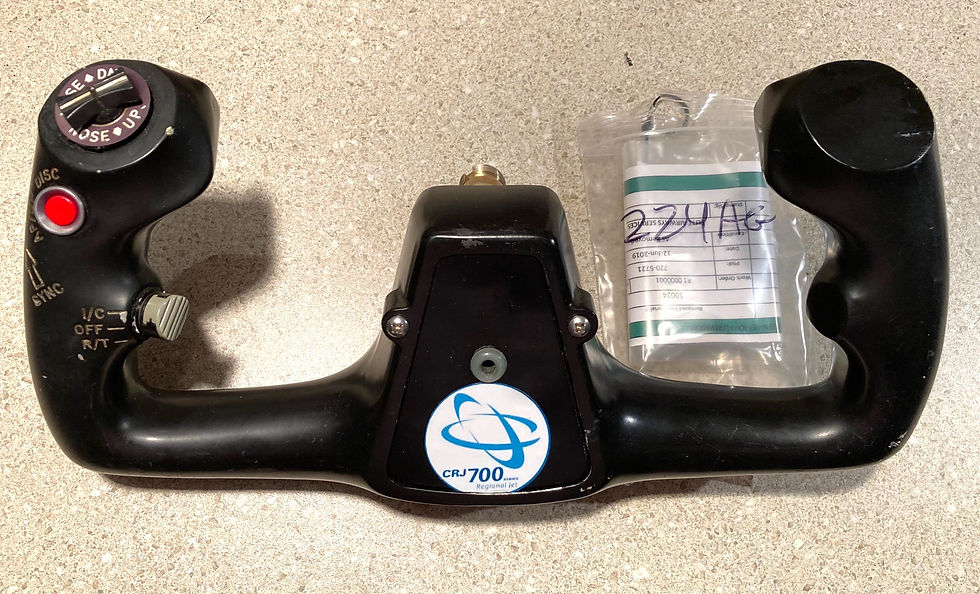 Control Wheels & Yokes, Boeing Wheels | Airline Pilot's Historical ...