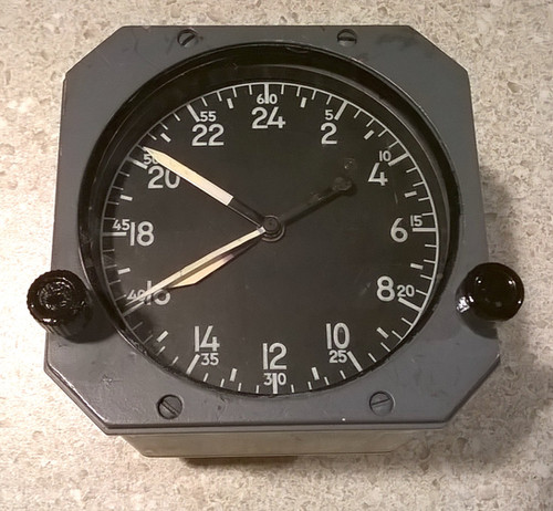 Aerosonic Mechanical Cockpit Clock | aphs