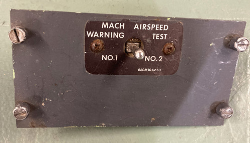 727 Mach Airspeed Warning Panel | aphs