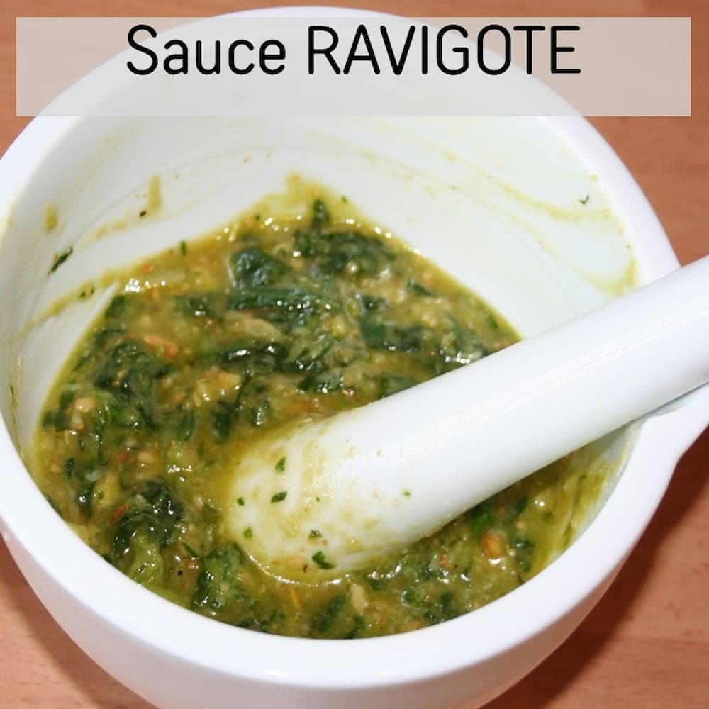 Faire une SAUCE RAVIGOTE facilement
