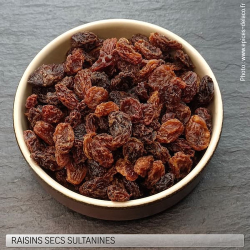 RAISINS secs SULTANINE - recharge | Les Epices DeLACO