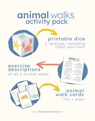 Animal Walks Activity Packet: Motor Planning, Brain Breaks ...