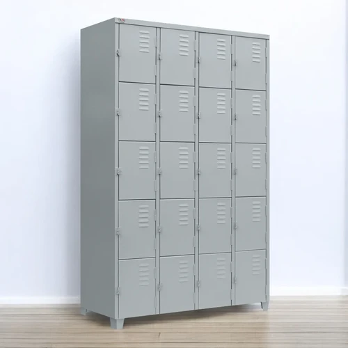 Armário Roupeiro Locker para vestiário 20 portas pequenas smart ...