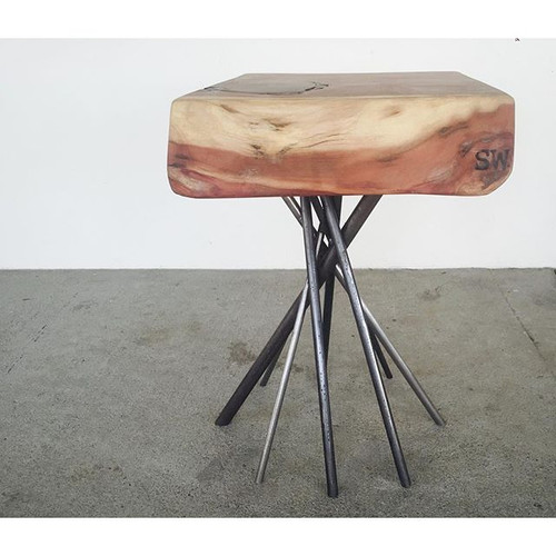 Sequoia slab side table | STATUSWOOD