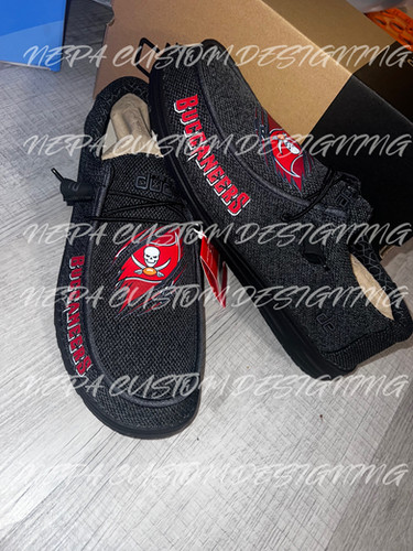 Custom Tampa Bay Buccaneers Hey Dude Shoes | Nepa Custom Designing