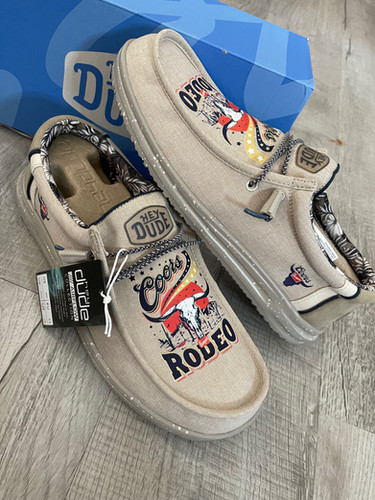 Custom Personalized Coors Banquet Rodeo 2 Hey Dudes | NepaCustomDesigning