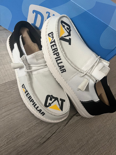 Custom Caterpillar CAT Girl Hey Dude Shoes Nepa Custom Designing