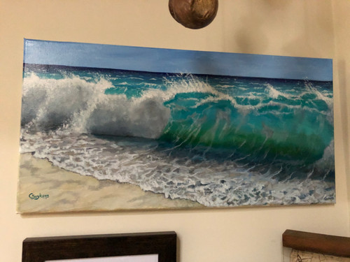 "Surf at Tulum" (unframed) | A Touch of Holland