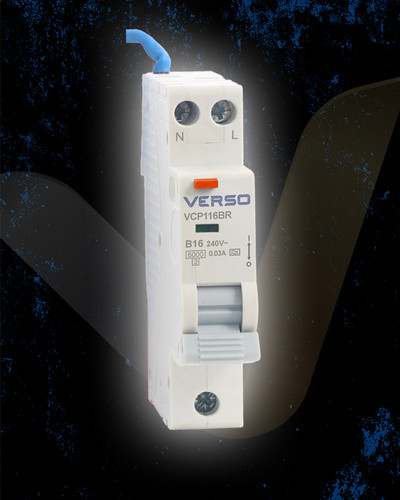 Verso 16A Type A Compact RCBO (B Curve) | VERSO by PREMSPEC