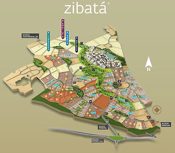 Mapa Zibatá | Terrenos en Zibatá Querétaro | Zibatá
