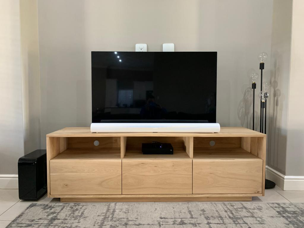 Custom-made Oak plasma units, Ash, pine or oregon TV units.