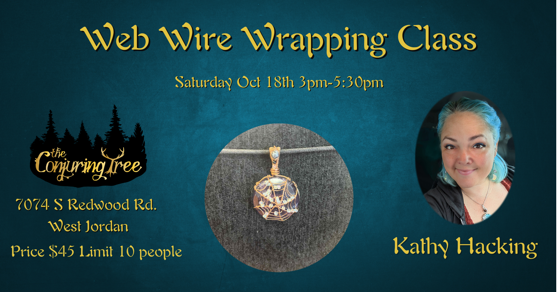 Web Wire Wrapping with Kathy | The Conjuring Tree
