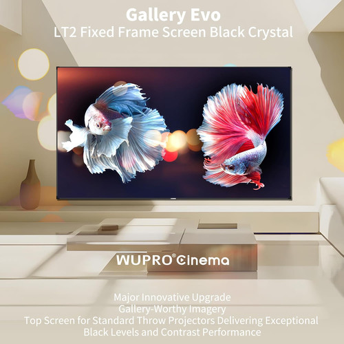 WUPRO Gallery Evo Black Crystal Screen – 100/120" –ALR 16:9–Short ...