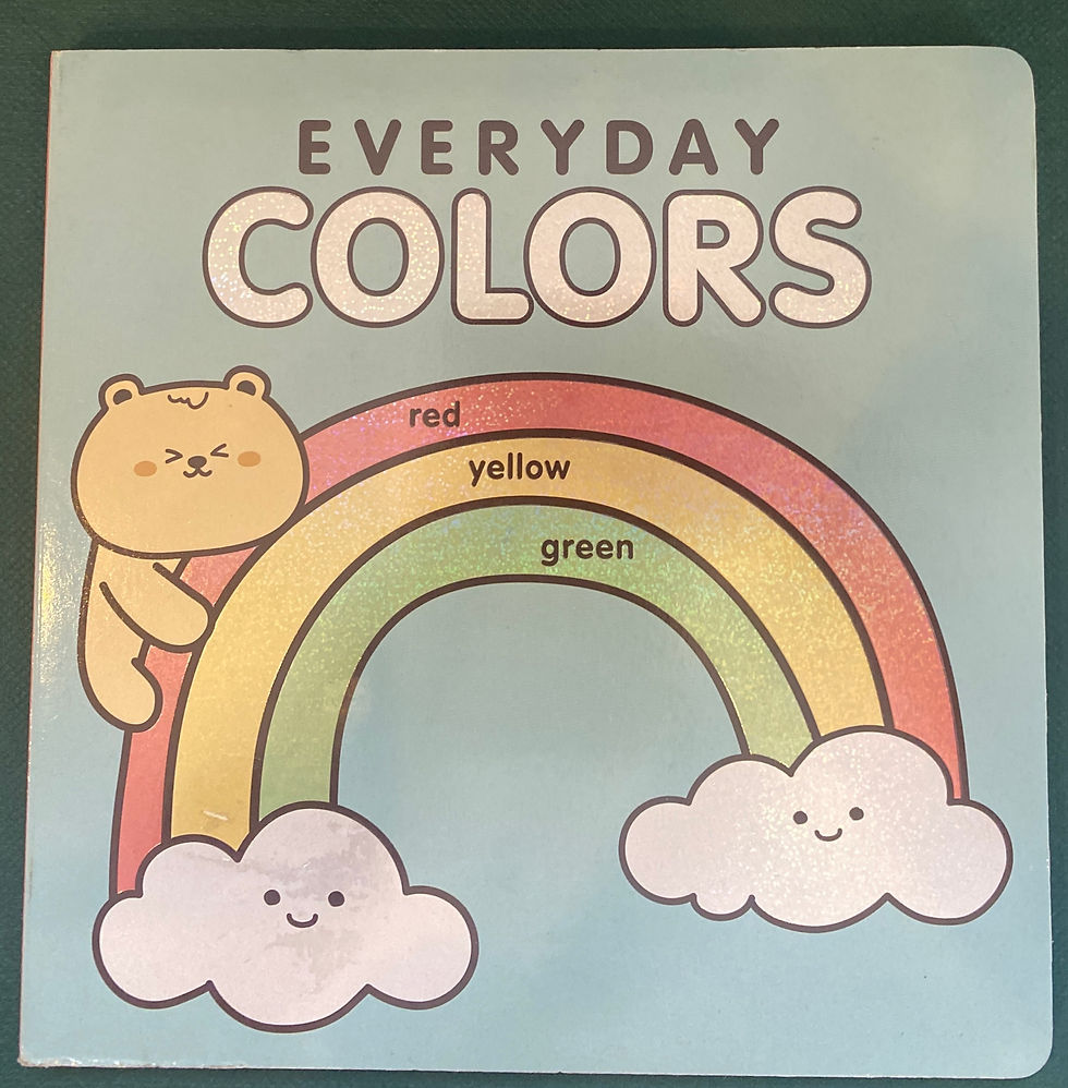 Everyday Colors: A Colorful Kawaii Board Book Takako Shimura | One Idea ...