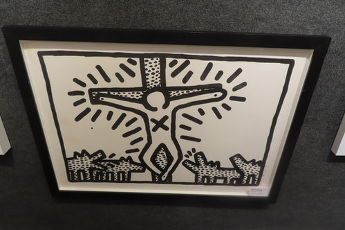 Keith Haring - Crucifix | Carlton Fine Arts