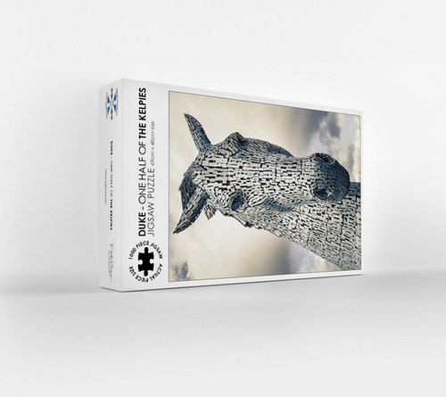 Duke - One Half of The Kelpies Jigsaw Puzzle | TheKiltedPhoto