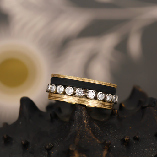 Paramount Diamond Deco Stacked Ring | Sarahgraham