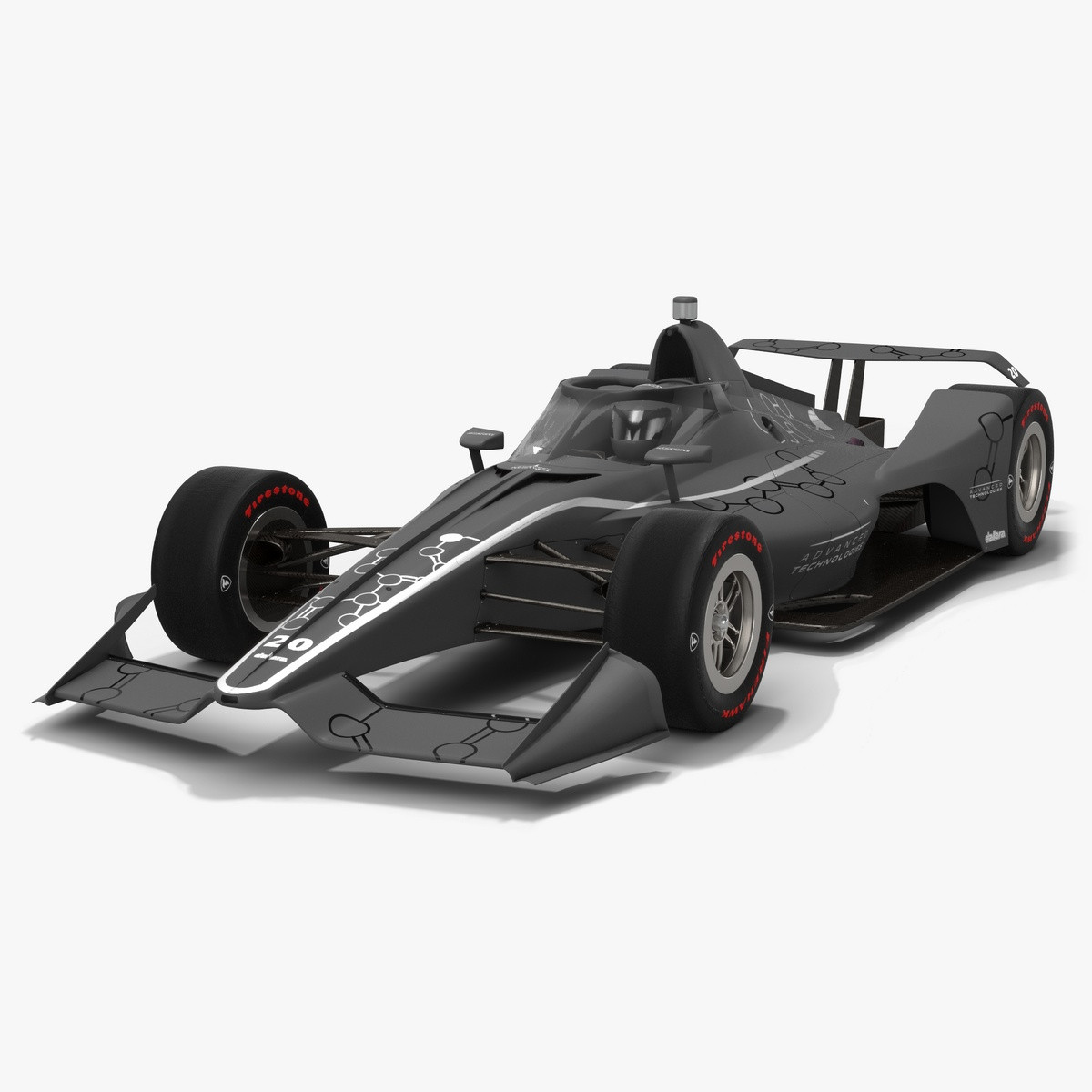 Dallara DW12 Season 2020 Speedway Race Car 3D model | OpticalDreamSoft
