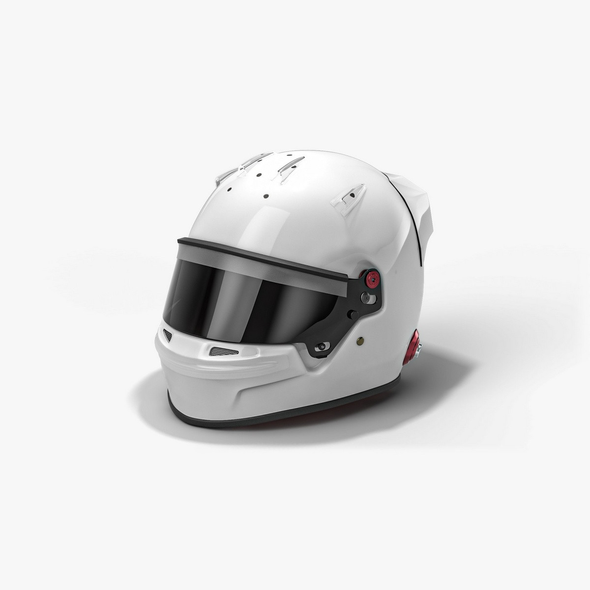 Bell HP77 F1 Helmet White Mockup 2025 3D model | OpticalDreamSoft