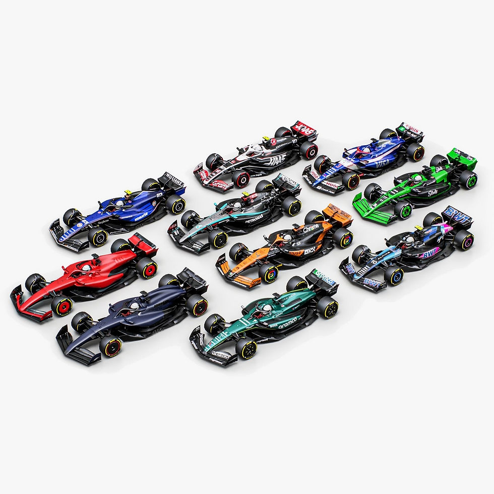 Formula 1 Season 2024 Race Car Collection 3D models | OpticalDreamSoft