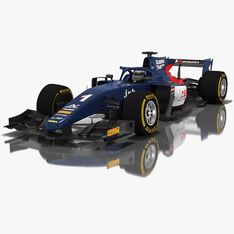 Formula 2 2018 Cars 3D model | OpticalDreamSoft