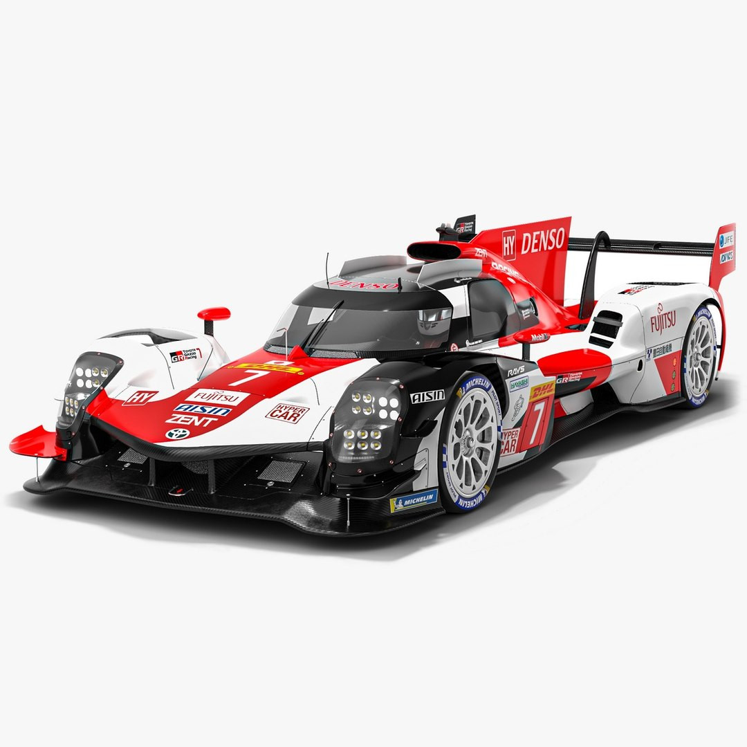 Toyota GR010 Hybrid LMH Hypercar WEC Season 2023 race car 3D model ...