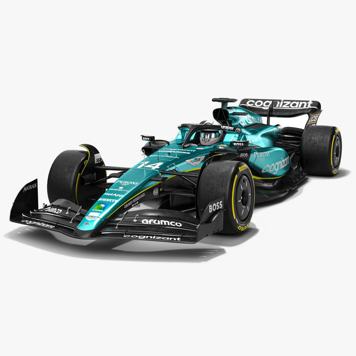 Aston Martin AMR23 F1 Team Season 2023 Race Car 3D model | OpticalDreamSoft