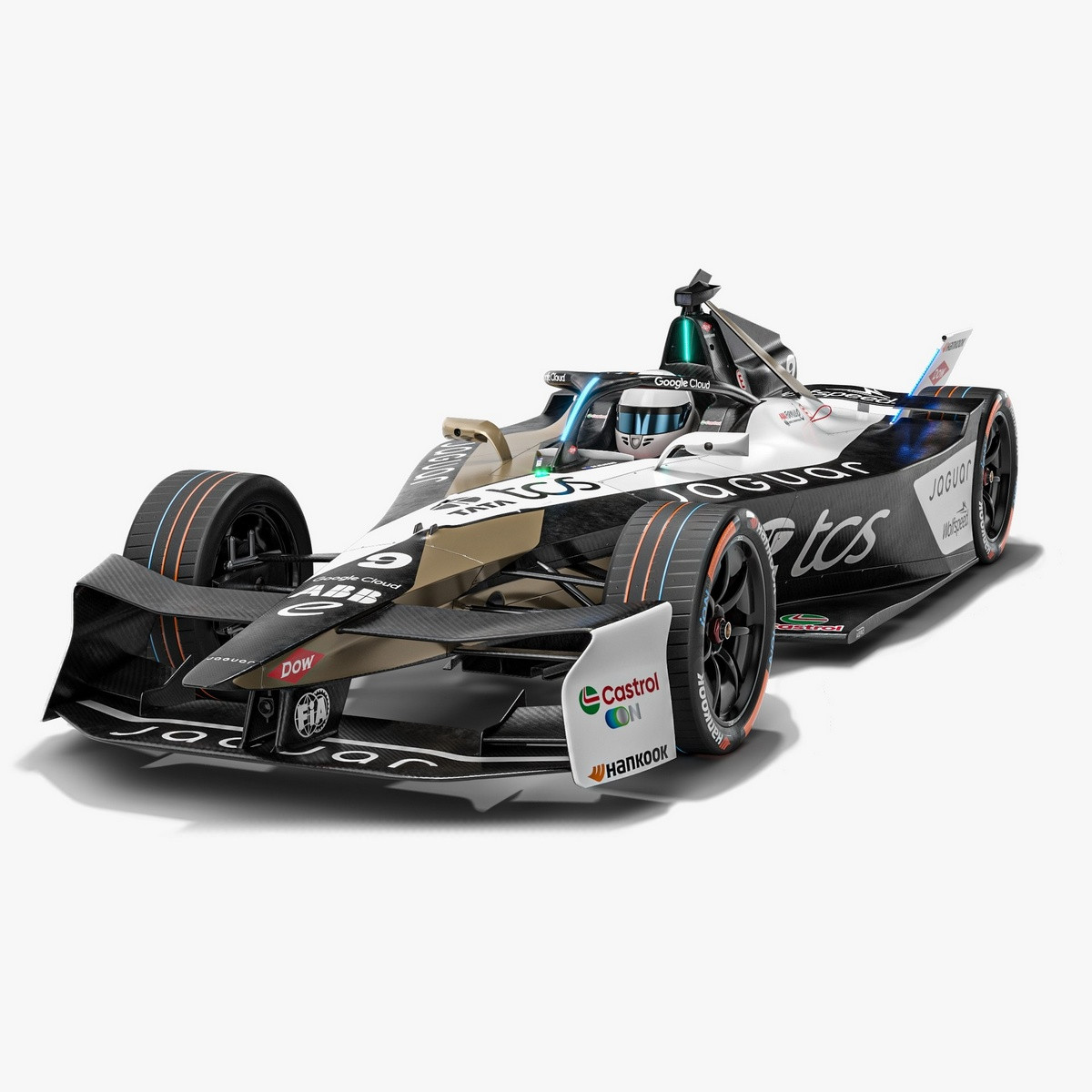 Jaguar TCS Racing Formula E Team 2025 Gen3 Race Car 3D model ...