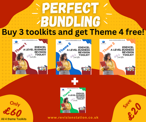 REVISION TOOLKIT all 4 Themes (Edexcel A level Business) | Revisionstation