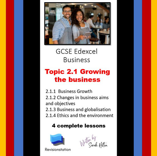 Edexcel GCSE Business Teaching Resources Pack 2.1 (only) | Revisionstation