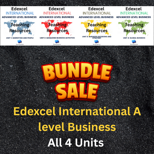 Edexcel International A Level Business bundle | Revisionstation