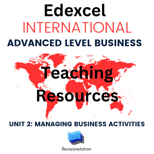 Edexcel International A Level Business Unit 2 (only) | Revisionstation