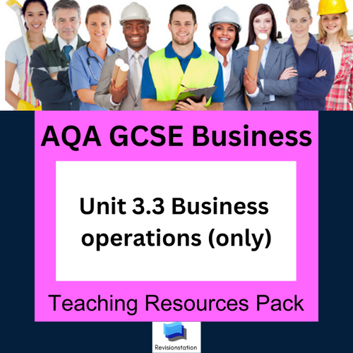 AQA GCSE Business : Unit 3.3 Business Operations ONLY | Revisionstation