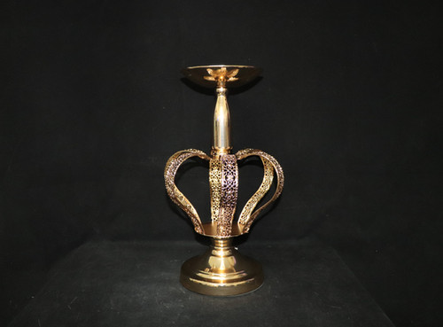 16" Metal Crown Stand Centerpiece | BNB Wholesale Inc.