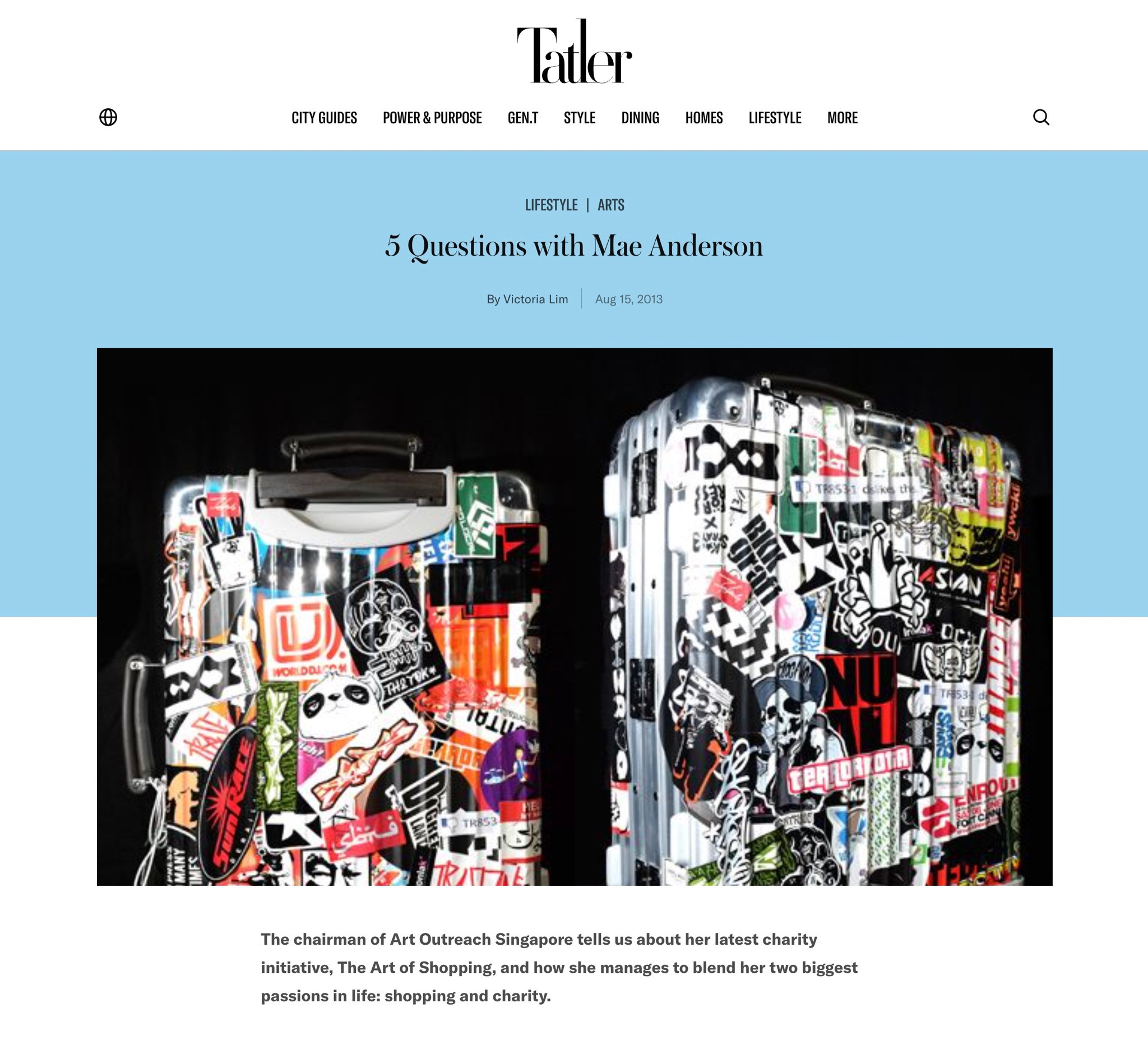 5 Questions with Mae Anderson