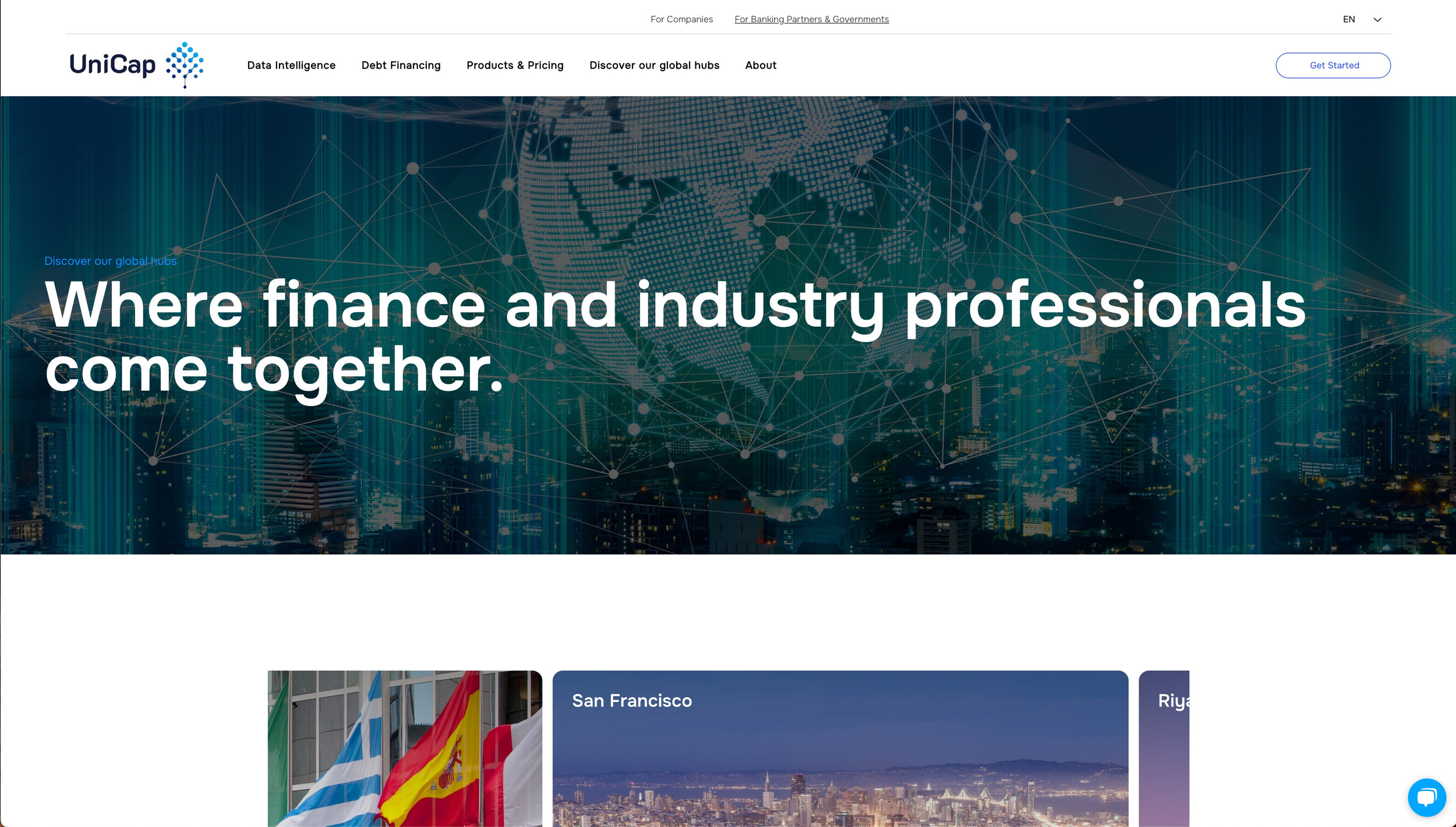 Discover our global hubs | UniCap Finance
