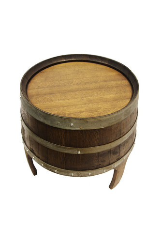 Wine Barrel Side Table | Barrel Art