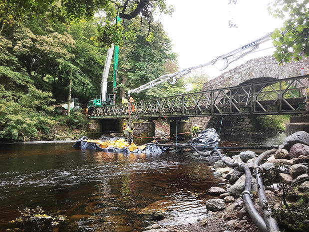 River Lowther Fish Pass | Plant Hire Specialists