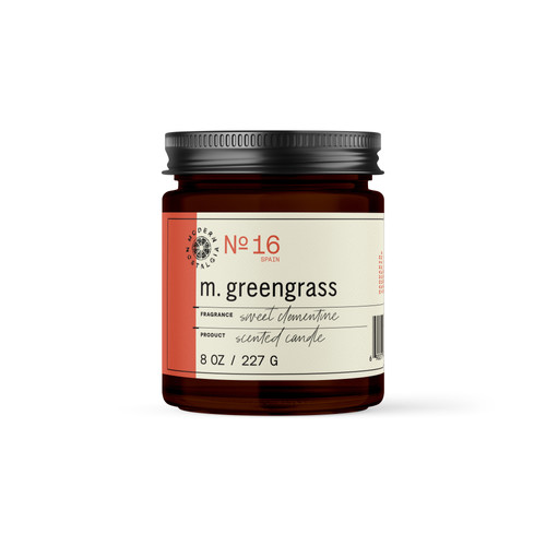 Sweet Clementine | 8 oz Candle | m. greengrass