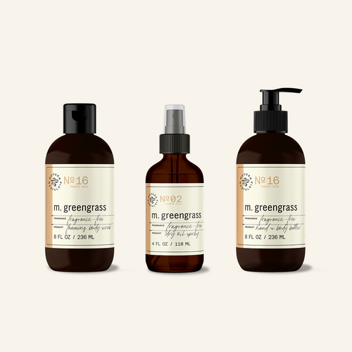 Fragrance Free Trio | m. greengrass