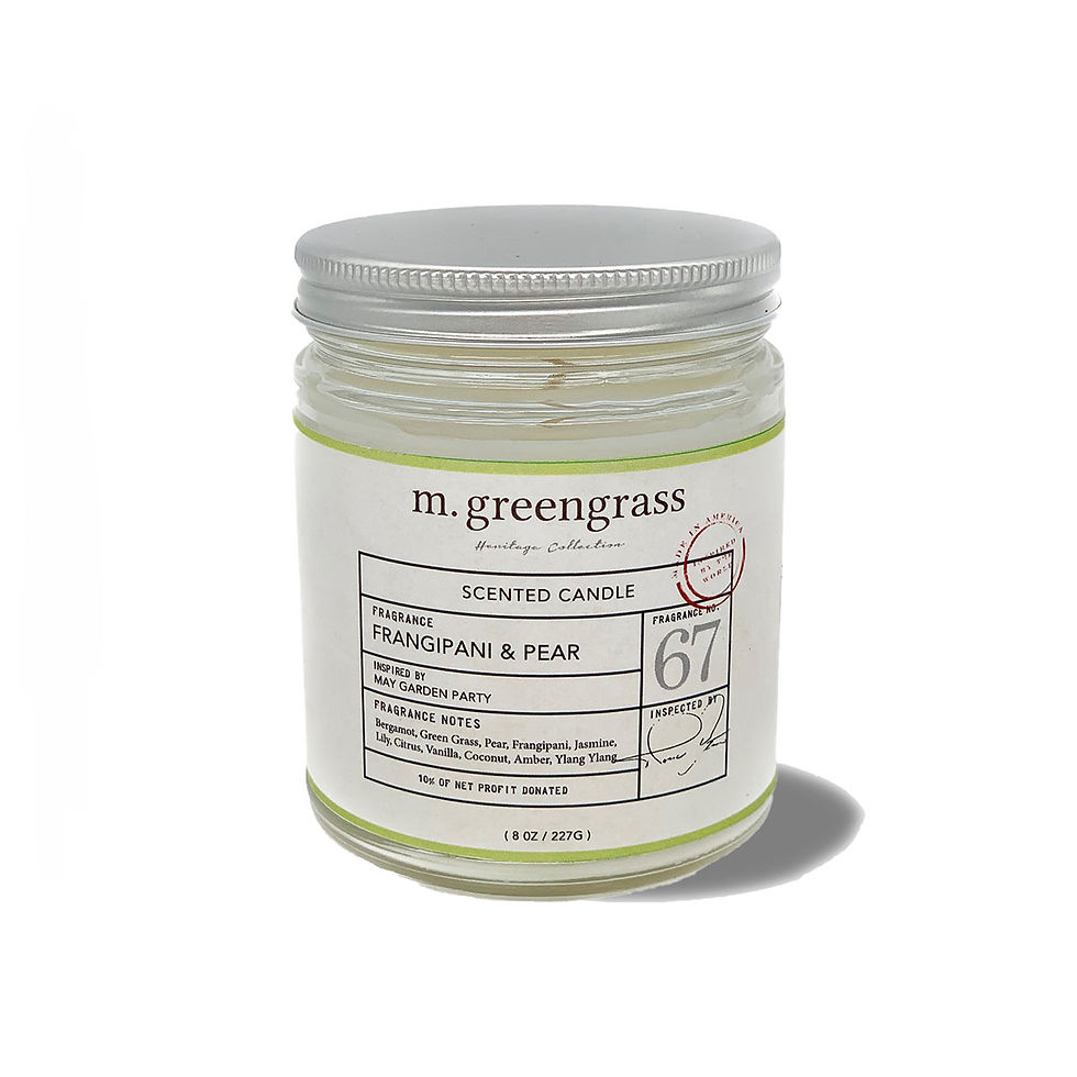 CANDLES | m. greengrass