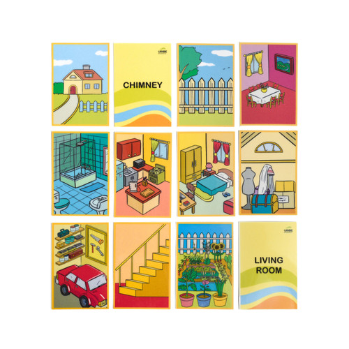 Cards Set The House (12) | Learning Store