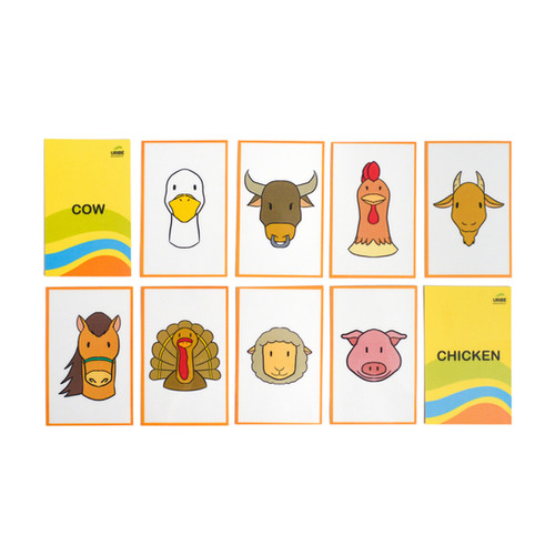 Cards Set Farm (10) | Learning Store