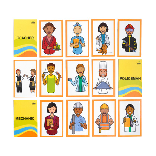 Cards Set Professions (15) | Learning Store
