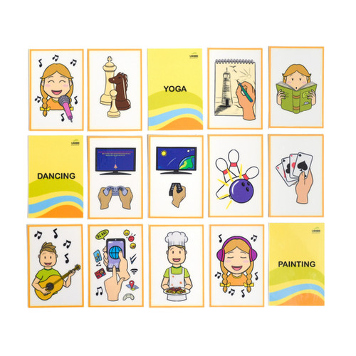 Cards Set Hobbies (15) | Learning Store
