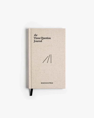 The Three Question Journal - Linen | Kowhai and co