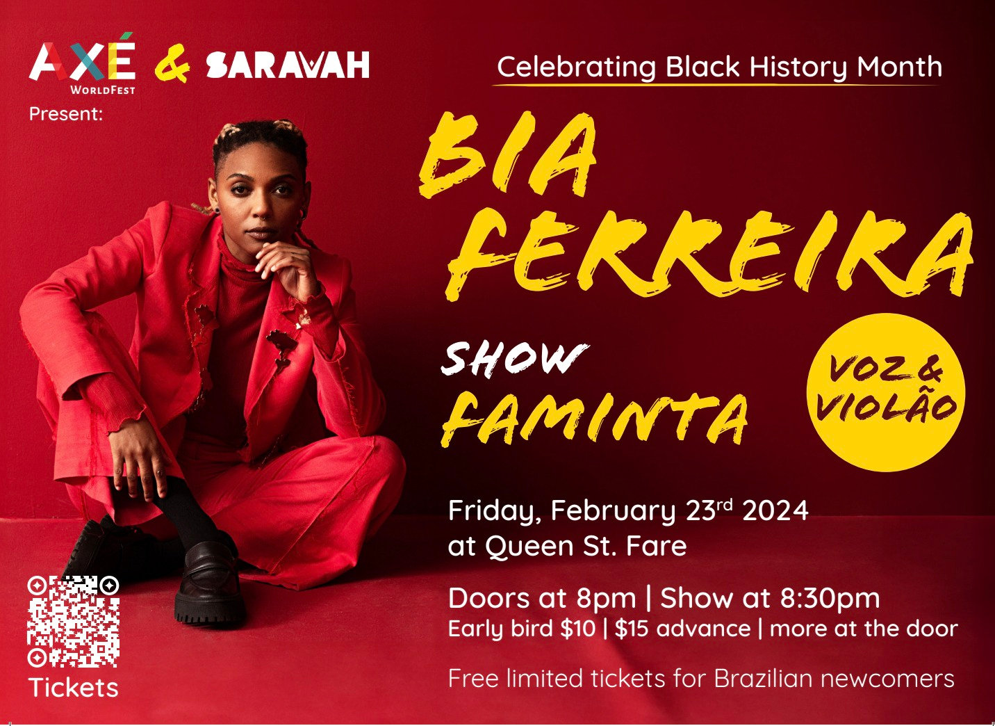 Bia Ferreira - Brazil w/ opening act Rommel | AXE WORLD FEST