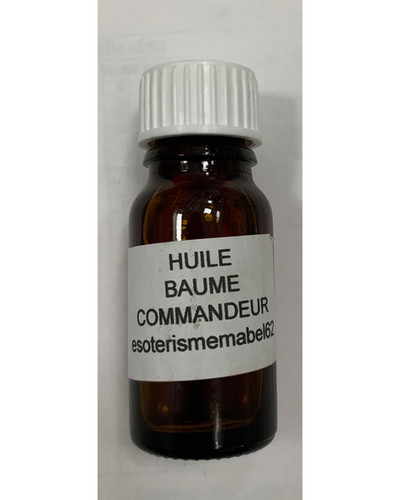 Huile baume commandeur 10ml | Esotérisme Mabel 62